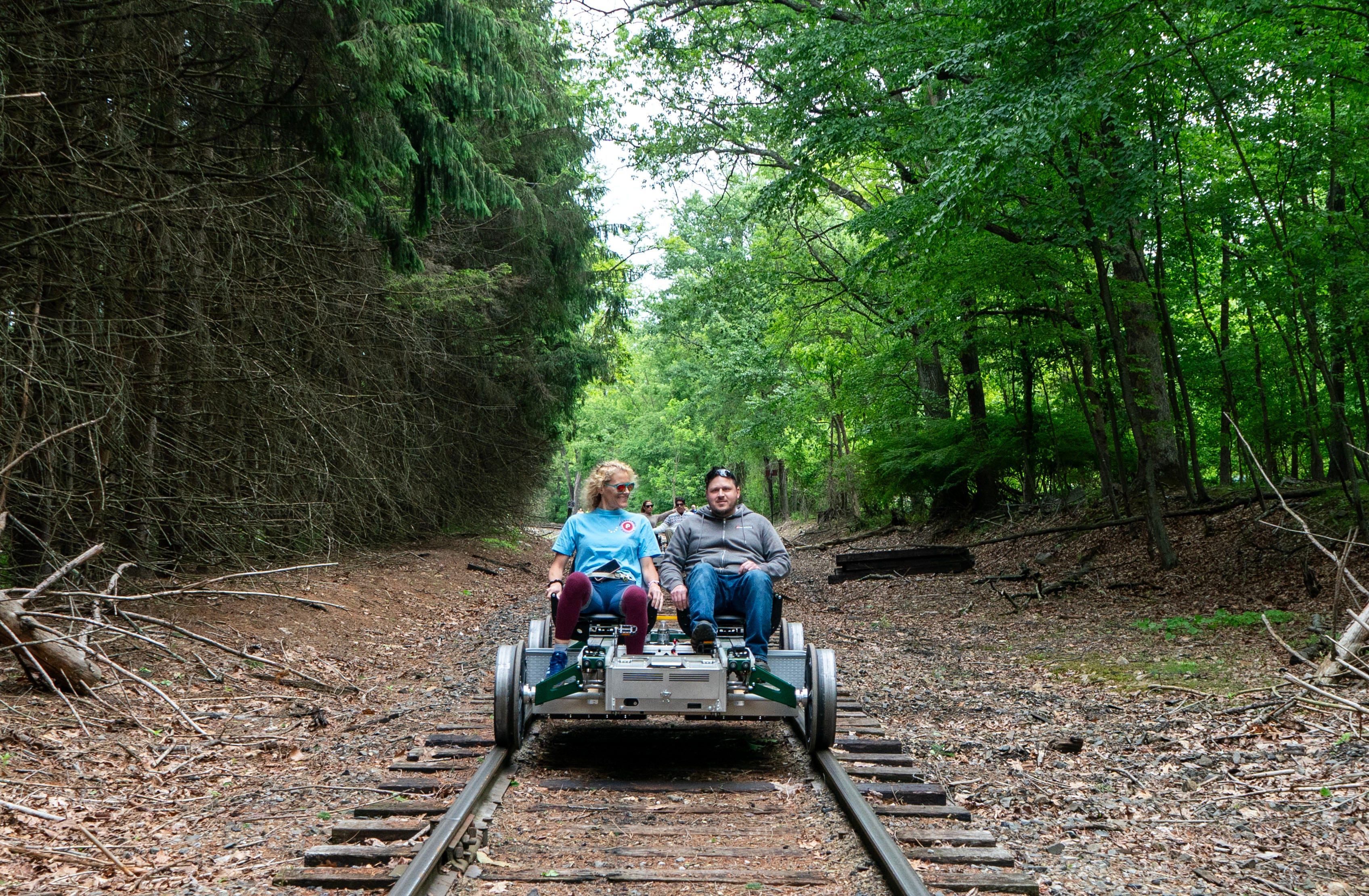 New Hope Railroad rail bike gives visitors new view of Bucks County